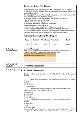 EXAMPLE OF SEMI-DETAILED LESSON PLAN IN SCIENCE 7 | DOCX