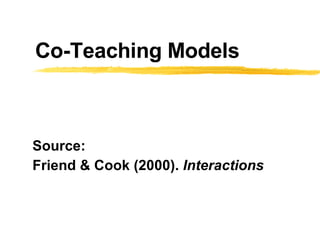 Co Teaching | PPT