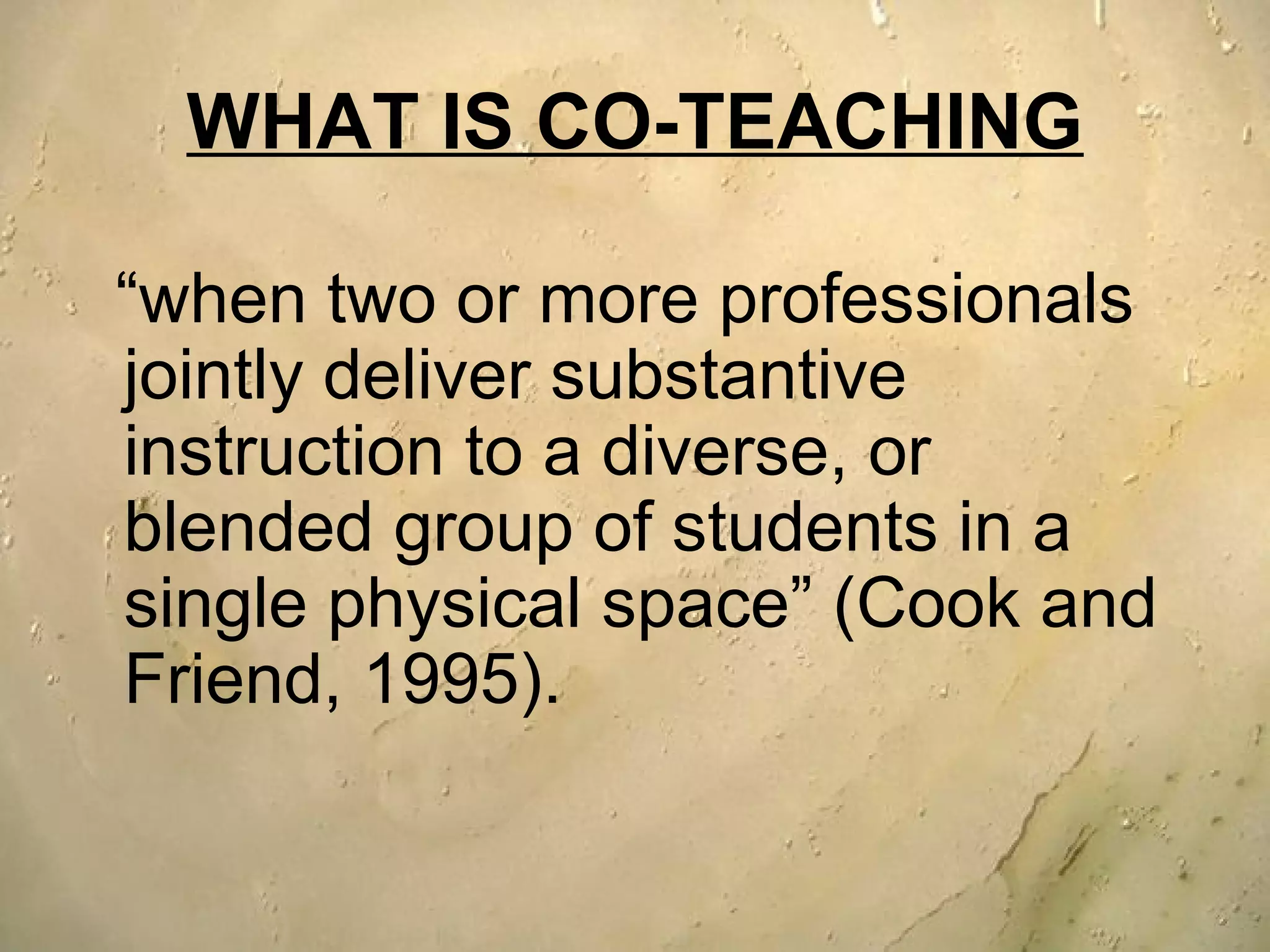 Coteaching | PPT