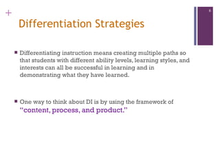 Coteaching differentiation and udl | PPT