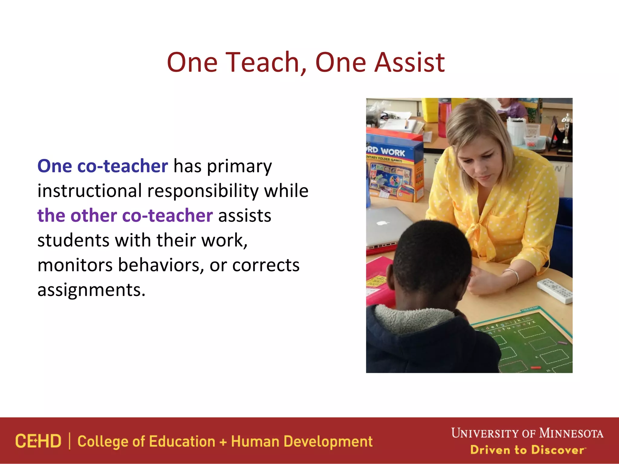 Co-teaching Strategies | PPT