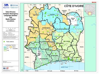 Cote d'ivoire maps - infoasaid MapAction | PPT