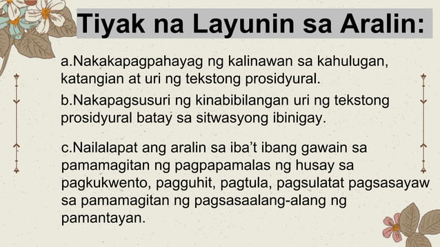 Pagbasa at Pagsusuri Tekstong Prosidyural.pptx Pagbasa at Pagsusuri Tekstong Prosidyural.pptx