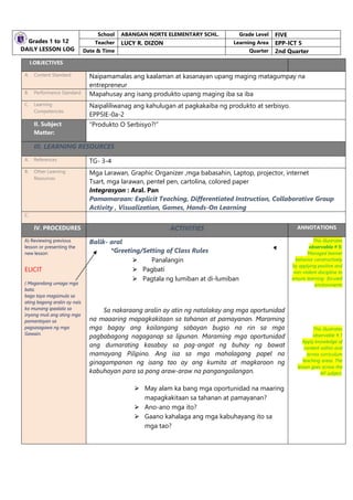 cot EPP 5 ICT serbisyo at produkto.docx