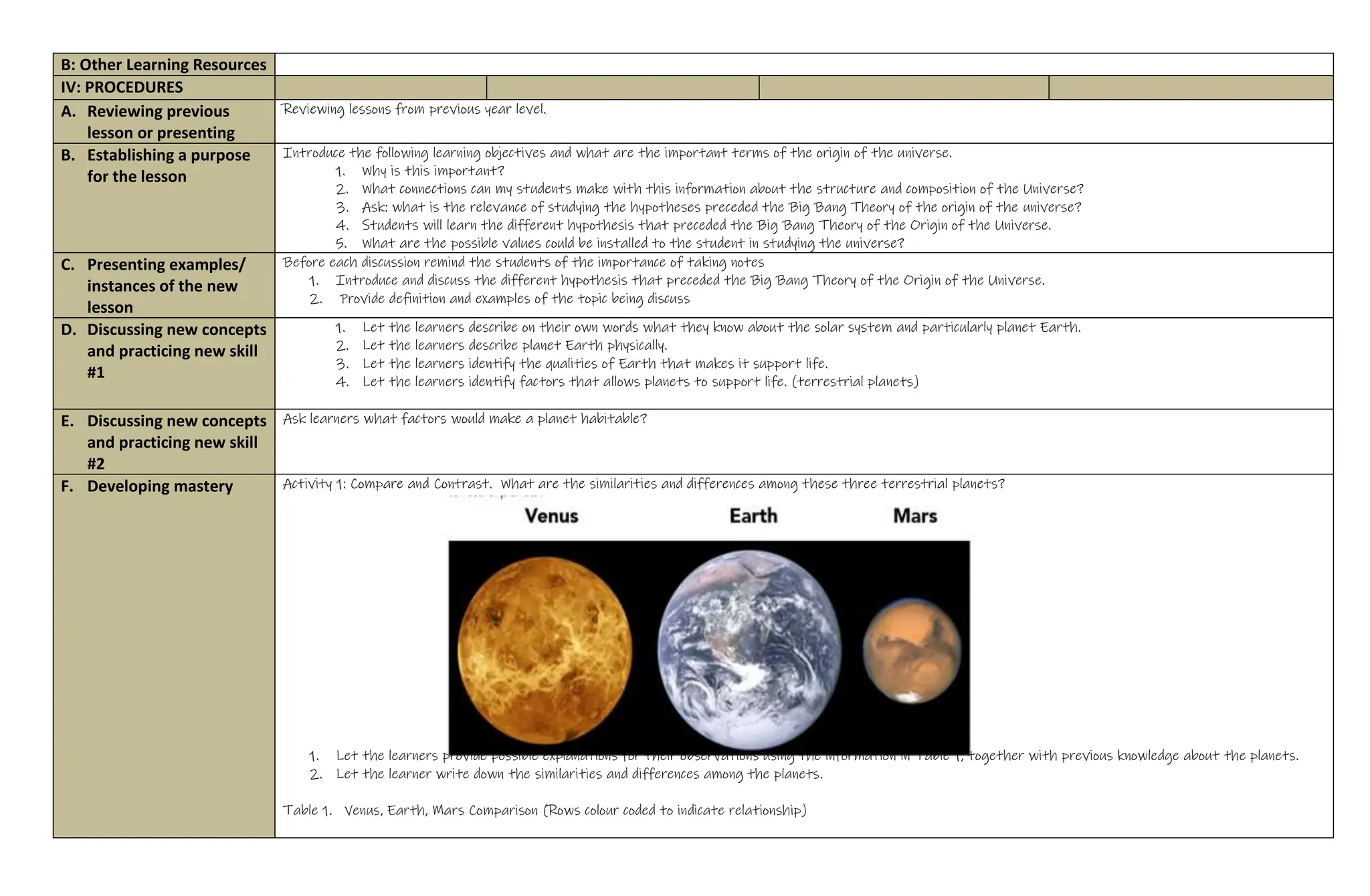 classroom observation lesson plan esl.docx