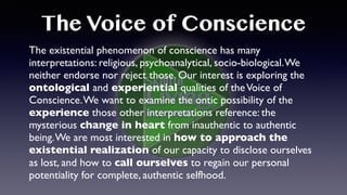 Call of the Friend 2: Conscience | PPT