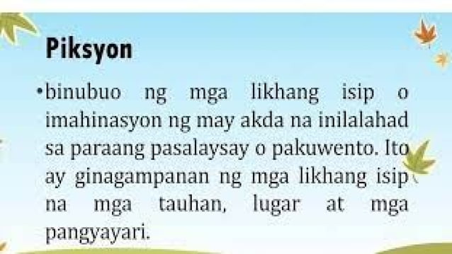 FILIPINO 6 Pikyon at di piksyon COT 4th | PPTX