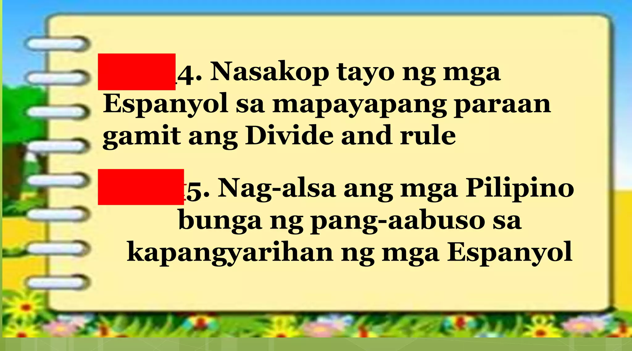 Pwersang Militar/ Divide and Rule | PPTX