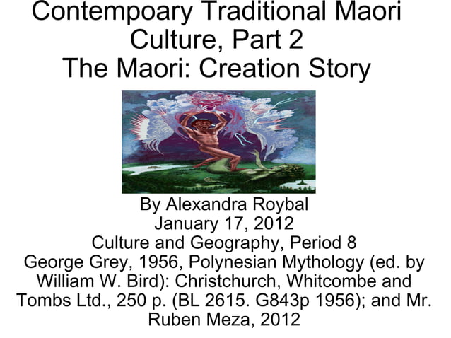 Co the maori_creation_story | PPT | Religion & Spirituality