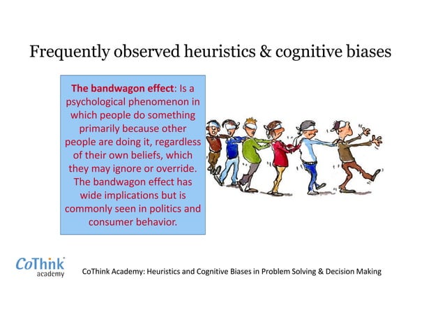 Cothink academy heuristics and cognitive biases | PPT
