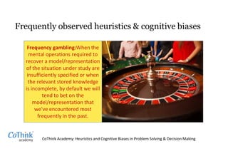 Cothink academy heuristics and cognitive biases | PPT