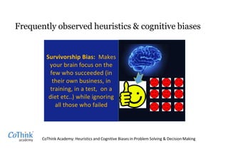 Cothink academy heuristics and cognitive biases | PPT