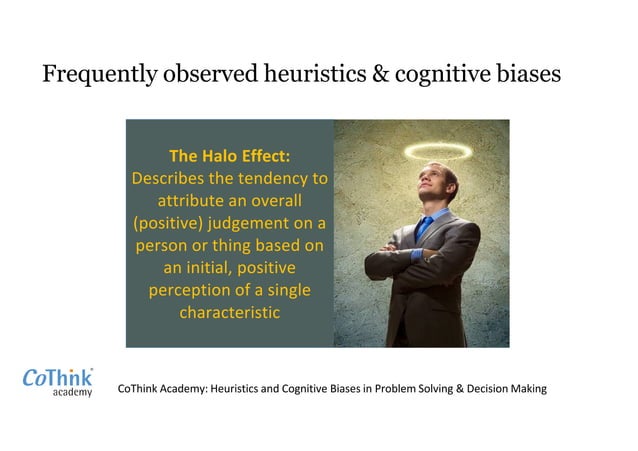 Cothink academy heuristics and cognitive biases | PPT