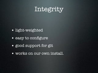 Continuous Integration For Rails Project | PPT