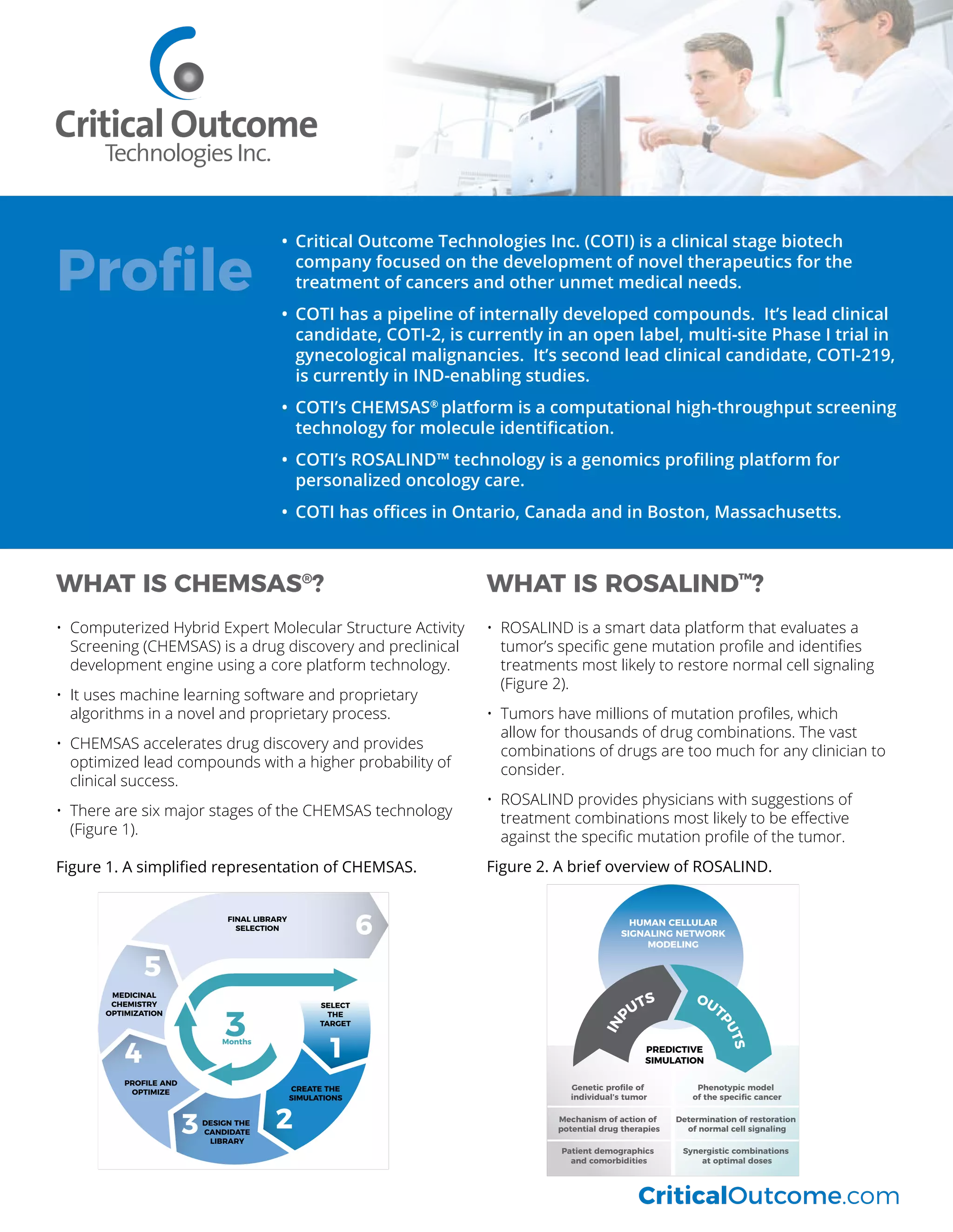 COTI Overview | PDF | Cancer | Diseases and Conditions