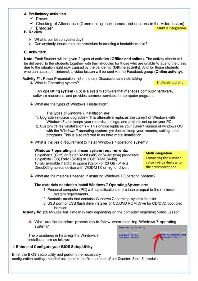 TLE ICT CSS 10 Cot lesson plan1 | DOCX