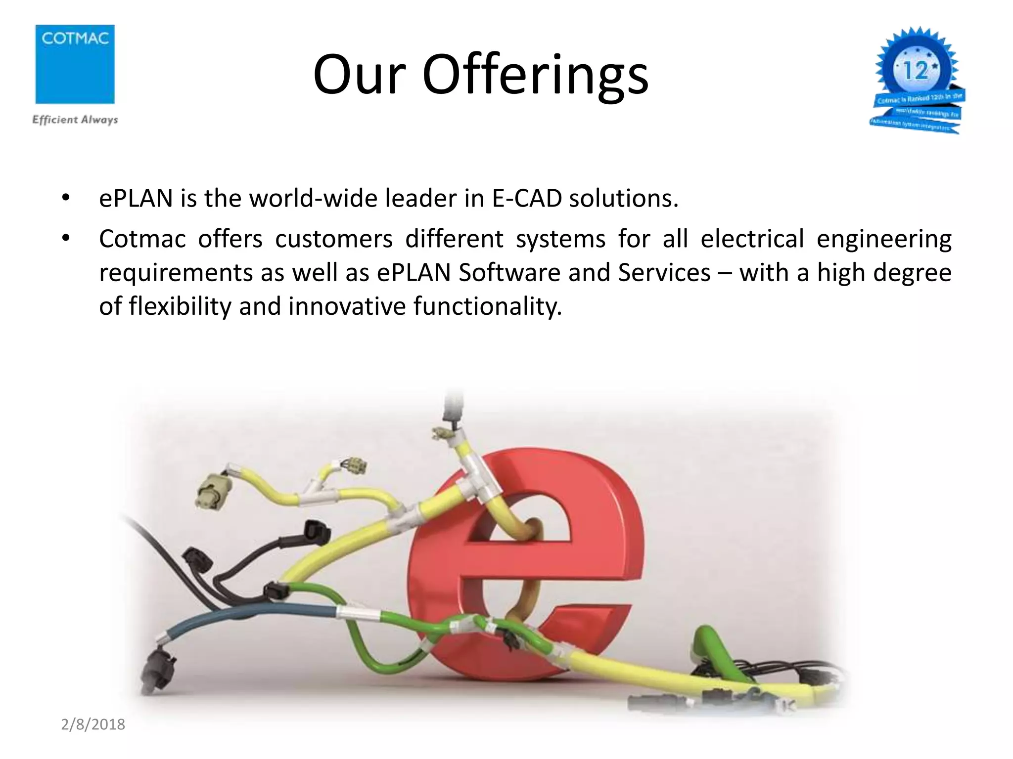 Cotmac eplan offerings | PPTX