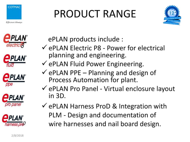 Cotmac eplan offerings | PPTX