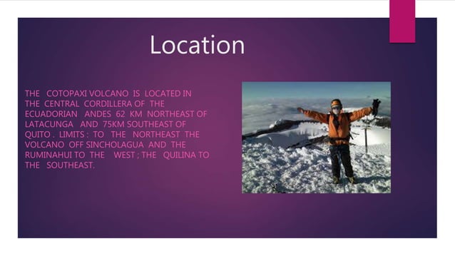 Cotopaxi volcano | PPT
