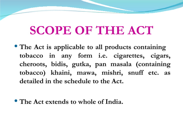 Cotpa 03 | PPT | Illegal Drugs, Tobacco, eCigarettes, Vaping, Alcohol ...