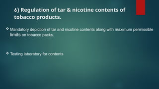 COTPA cigarettes and othet tabacco products Act pptx | PPTX