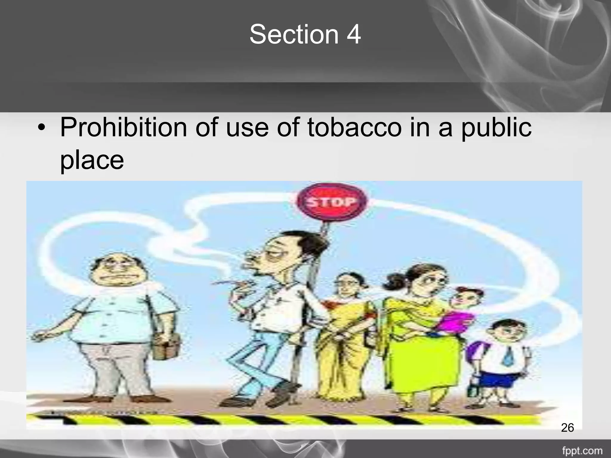 CIGARETTE AND OTHER TOBACCO PRODUCTS ACT, (COTPA) | PPTX