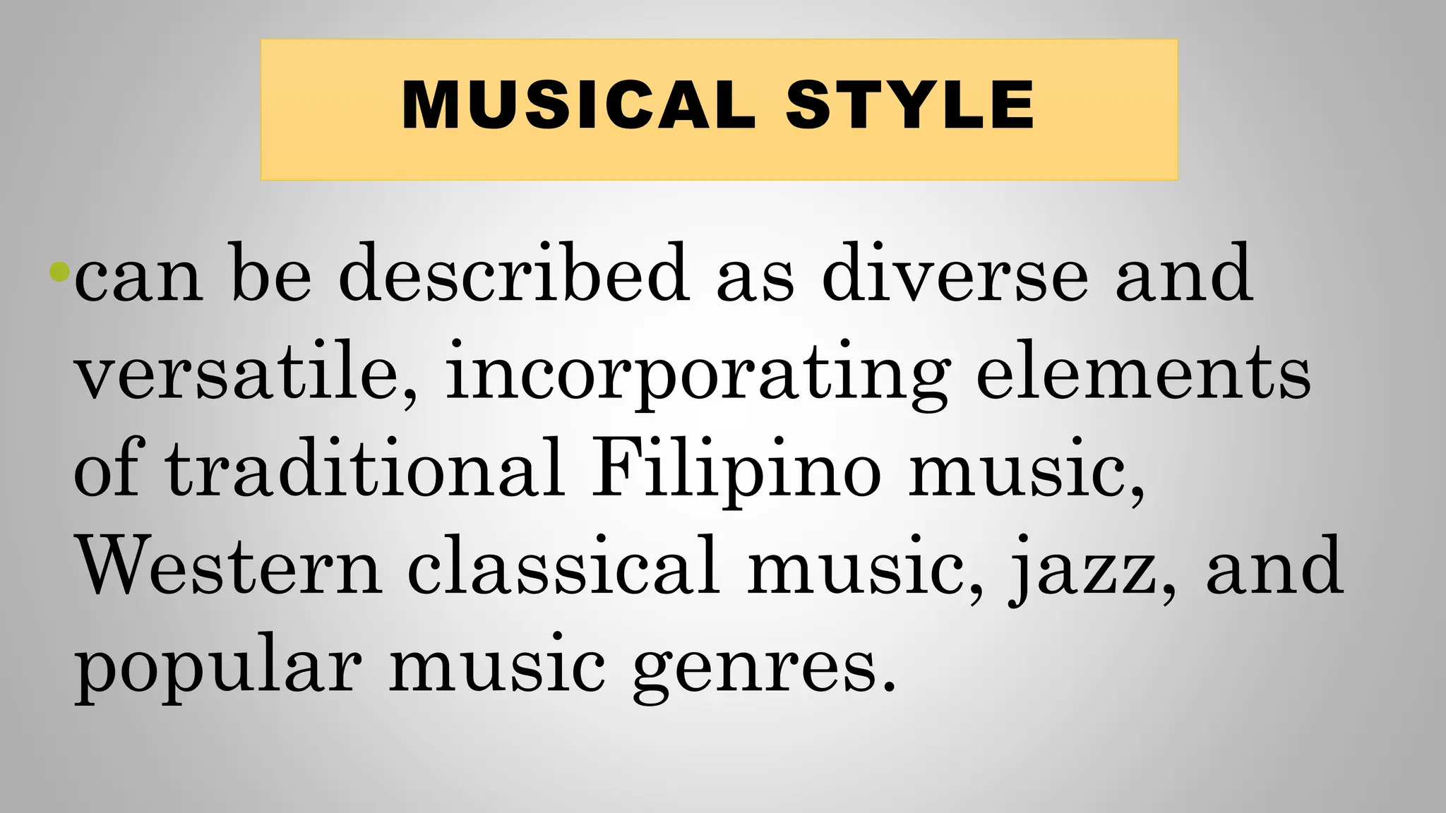 Philippine Contemporary Filipino Composers | PPTX