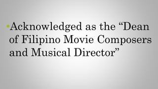 Philippine Contemporary Filipino Composers | PPTX