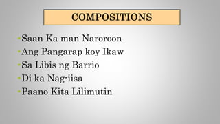Philippine Contemporary Filipino Composers | PPTX