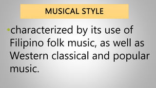 Philippine Contemporary Filipino Composers | PPTX