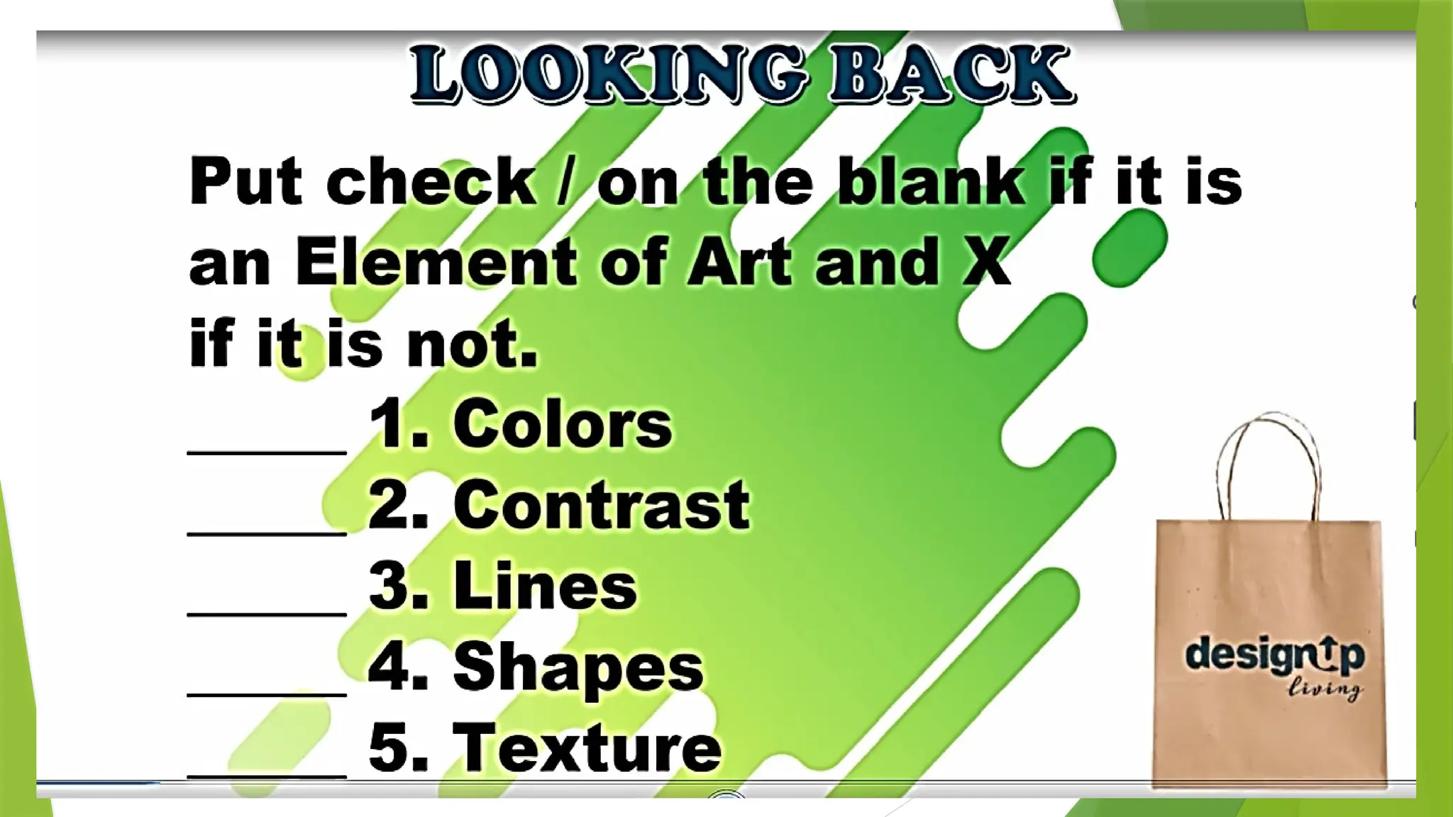 GRADE 6 MAPEH ARTS COT DIY PAPER BAG PPT | PPTX