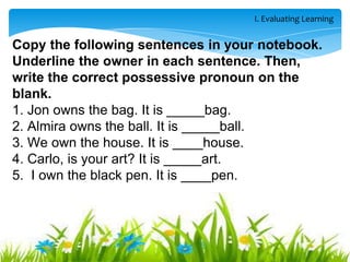 COT_PPT_ENGLISH 3_Possessive Pronoun by Sir Rei L. Marasigan.pptx