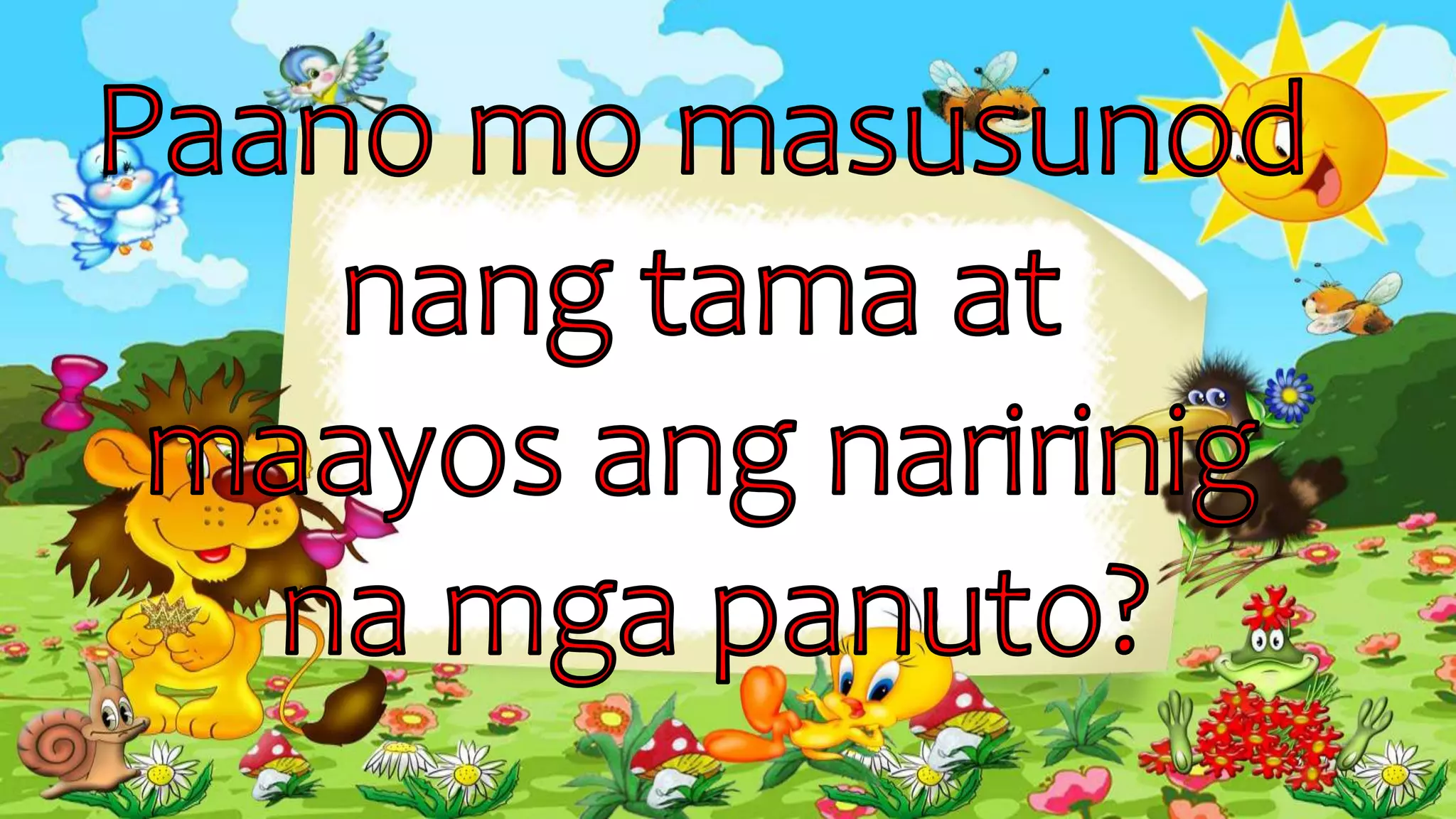 COT_PPT_FILIPINO 4_Pagsunod sa Panuto.pptx