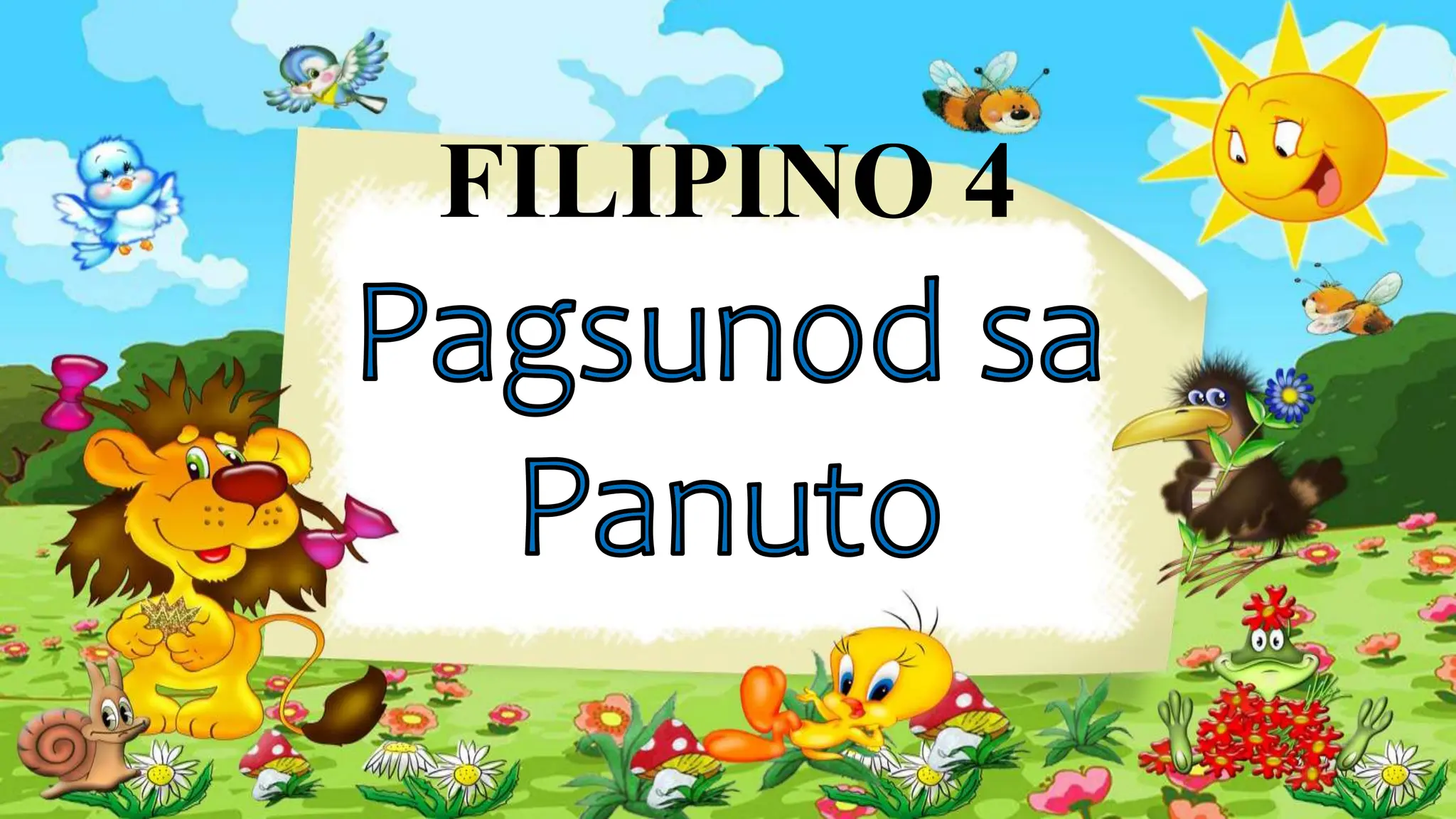 COT_PPT_FILIPINO 4_Pagsunod sa Panuto PRISCILLA MESIAS.pptx