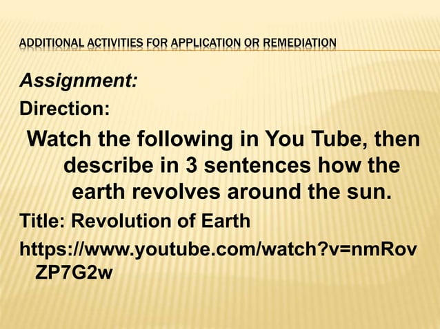 COT_PPT_SCIENCE 6_EARTH'S ROTATION BY MASTER TEACHER EVA CORVERA.pptx | Geography | Science