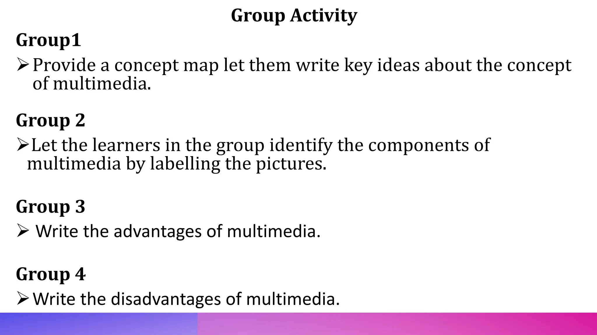 COT PowerPoint slides for students as visual aid | PPTX