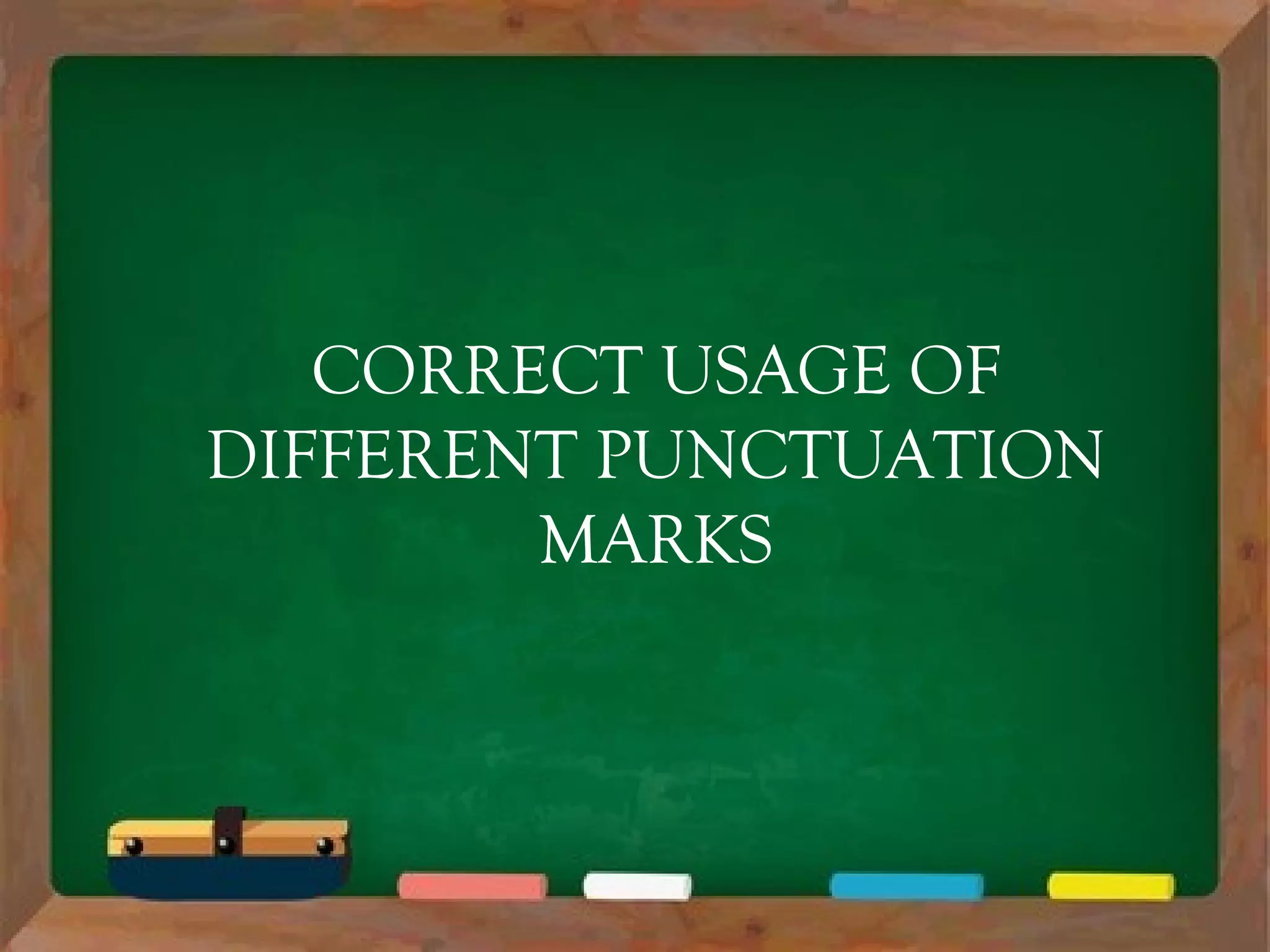 Punctuation Grade 9 | PPT