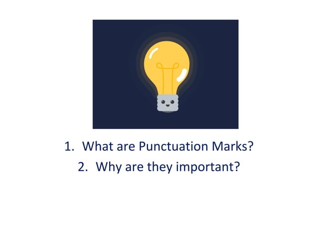 Punctuation Grade 9 | PPT