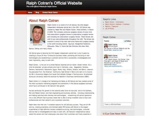Ralph Cotran - CotranRalph.com - Website Preview
