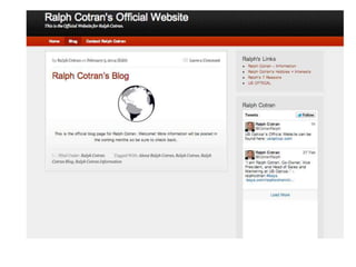 Ralph Cotran - CotranRalph.com - Website Preview