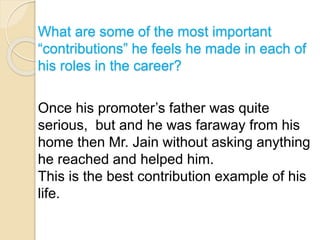 Cotributor career strategies | PPT