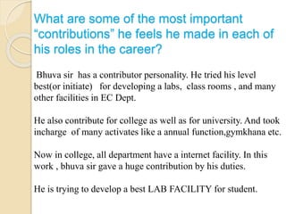 Cotributor career strategies | PPT