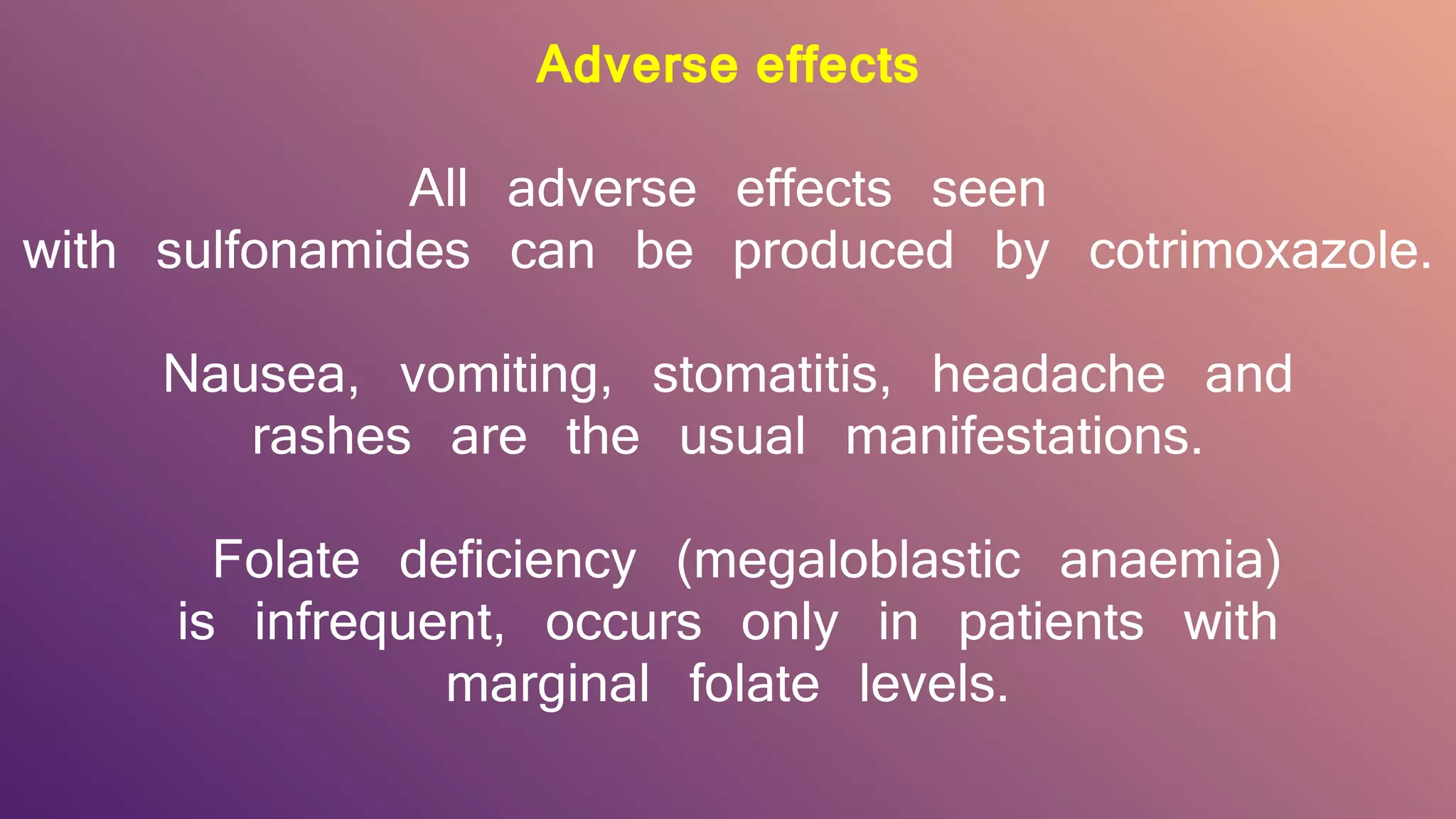 Cotrimoxazole | PPTX
