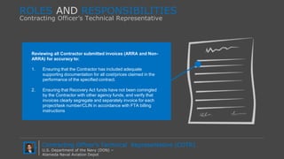 U.S. Department of the Navy - Contracting Officer's Technical ...