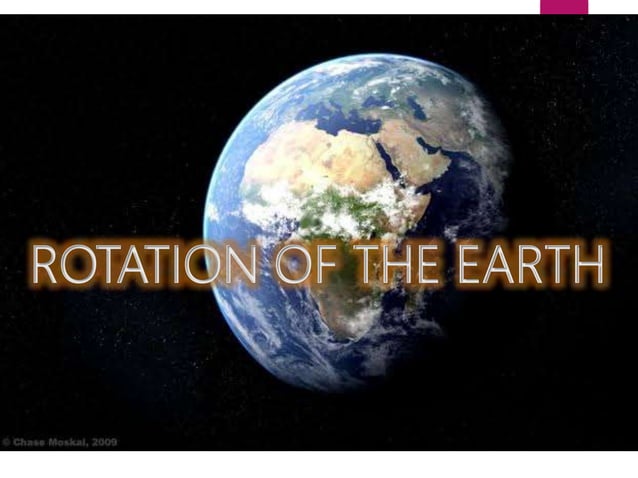 Earth's Rotation | PPT