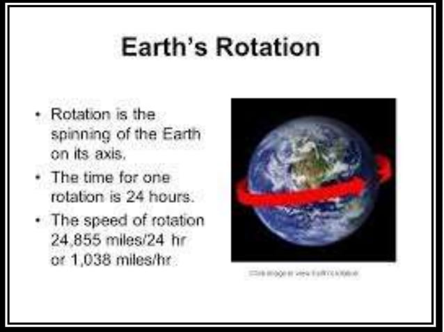 Cot science rotation and revolution of the earth | PPTX | Geography ...