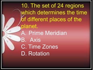 Cot science rotation and revolution of the earth | PPTX