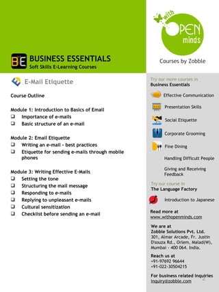 E-Mail Etiquette | PPT