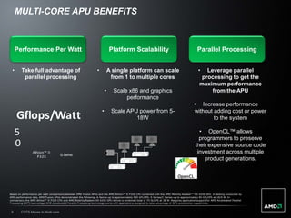 Cots moves to multicore: AMD | PPT