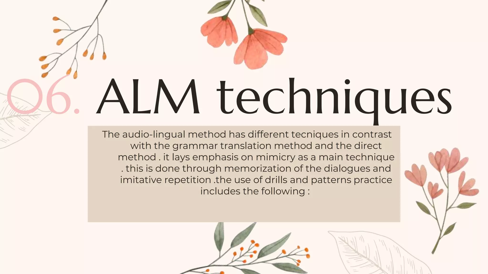 The Audio Lingual Method | PPTX